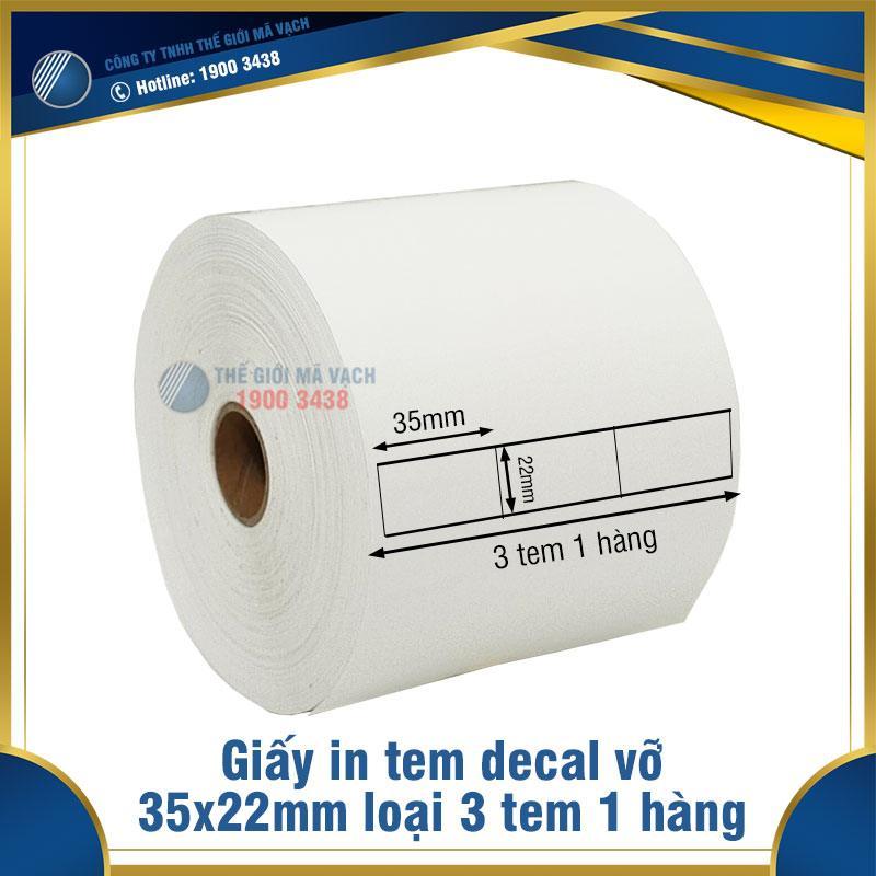 Decal vỡ – tem bể 35x22mm loại 3 tem 1 hàng | SAMCO Tech